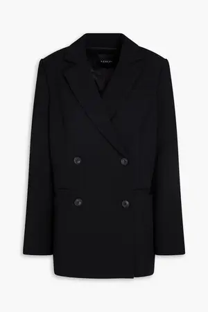 A.emery Belen Double-breasted Crepon Blazer - Black