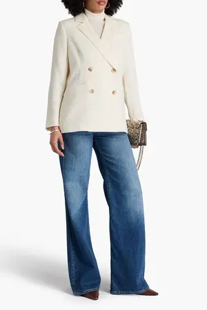 A.emery Belen Double-breasted Crepon Blazer
