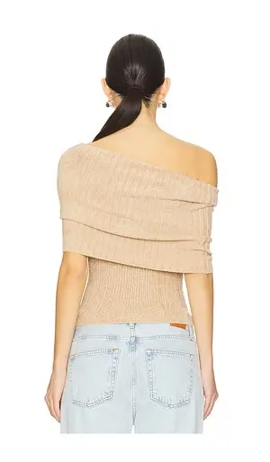 LOVERS AND FRIENDS Gerda Off The Shoulder Top - Beige