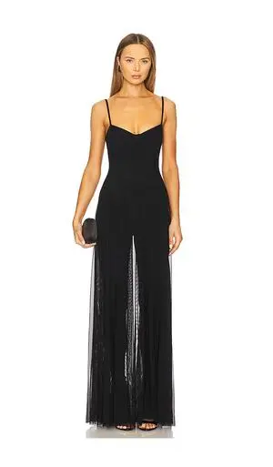 Norma Kamali Underwire Gown With Catsuit