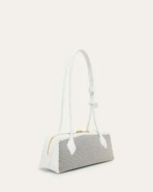 Alaïa Le Teckel Medium Shoulder Bag - Blanc Optique