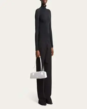 Alaïa Le Teckel Medium Shoulder Bag - Blanc Optique