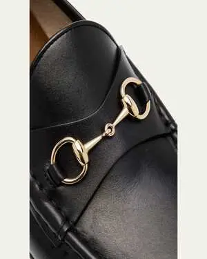Gucci Horsebit 1953 Leather Loafers - Black