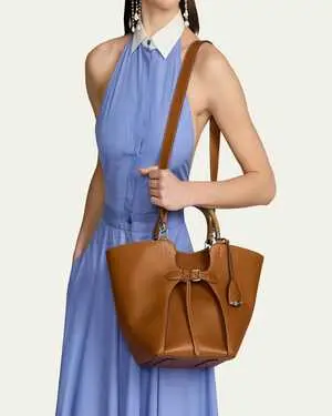 Ralph Lauren The Calfskin Tote - Brown