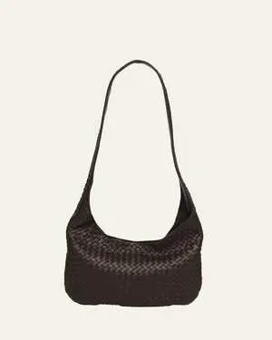 Bottega Veneta Intrecciato Leather Crossbody Bag - Fondant