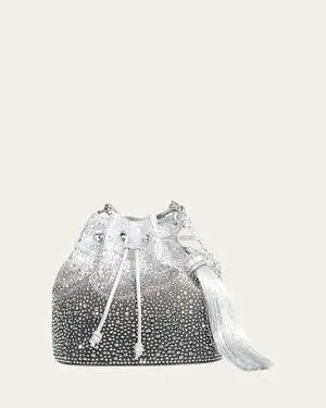 Judith Leiber Piper Gradient Crystal Bucket Bag