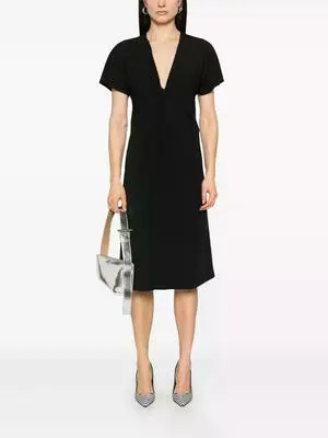 Moschino Gathered Midi Dress