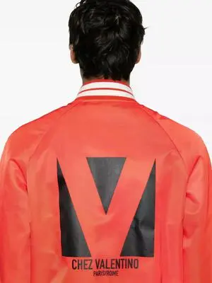 Valentino Garavani Chez-print Bomber Jacket - Orange