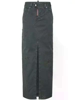 Dsquared2 Cotton Maxi Skirt