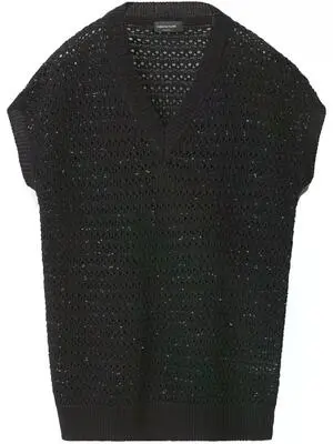 Fabiana Filippi Open-knit T-shirt