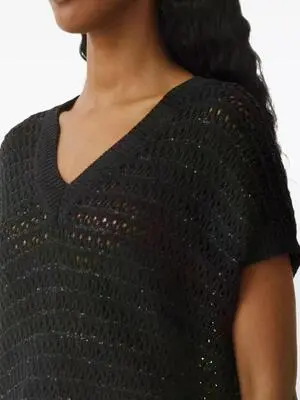 Fabiana Filippi Open-knit T-shirt