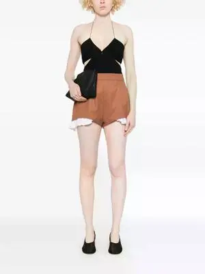 IOANA CIOLACU Lily Shorts - Brown