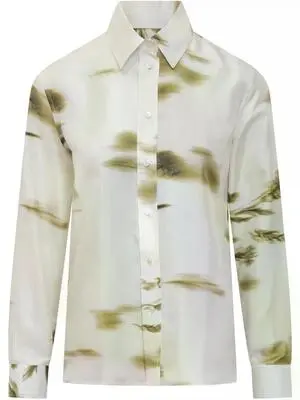 FERRAGAMO Blossom-print Shirt