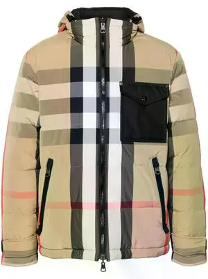 Burberry Checked Puffer Jacket