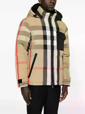Burberry Checked Puffer Jacket