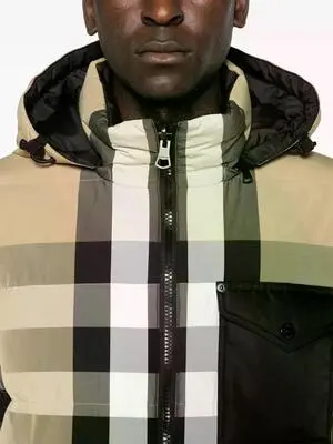 Burberry Checked Puffer Jacket