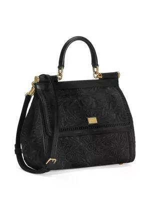 Dolce & Gabbana Medium Sicily Tote - Black