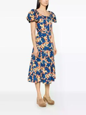 Ulla Johnson Imara Midi Dress - Blue