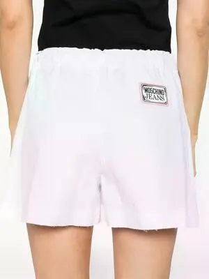 Moschino Rubberised-logo Shorts