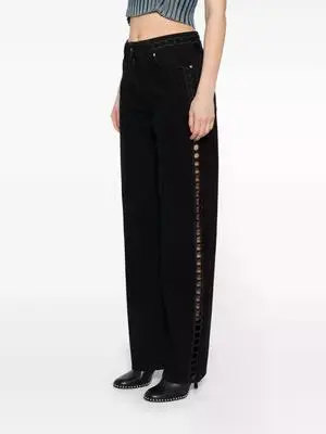IRO PARIS Embroidered Straight Leg Jeans