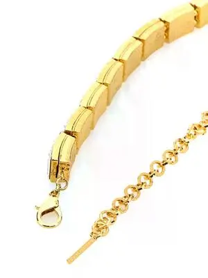 Alessandra Rich Crystal-embellished Choker Necklace