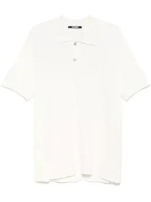 Jacquemus Le Maille Polo Shirt - White