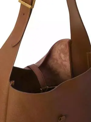 Saint Laurent Large Le 5 À 7 Bag - Brown