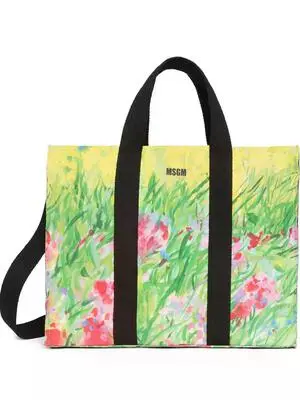 Msgm Printed Totes