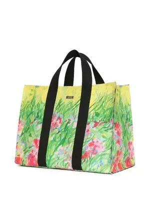 MSGM Printed Tote Bag