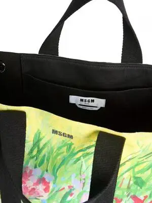MSGM Printed Tote Bag