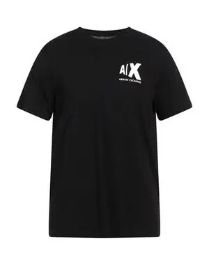Armani Exchange Man T-shirt Brick Size Xxl Cotton Black