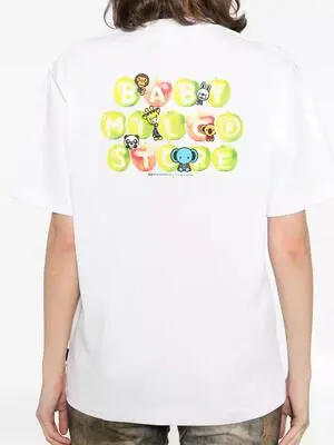 A BATHING APE Baby Milo® Store Printed T-shirt