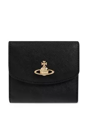 VIVIENNE WESTWOOD Saffiano-leather Wallet - Black