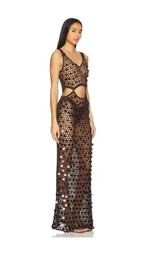 Superdown Elena Maxi Dress - Brown