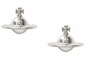 VIVIENNE WESTWOOD Solid Orb Earrings - Silver/tone