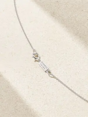 JENNIFER MEYER Mama 18-karat White Gold Necklace