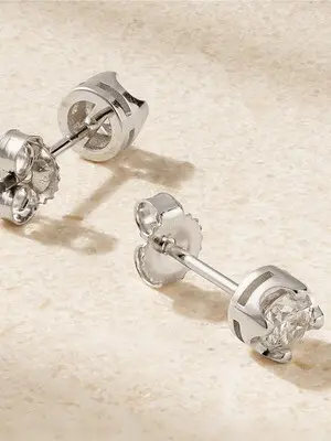 JENNIFER MEYER Small Illusion Diamond Earrings