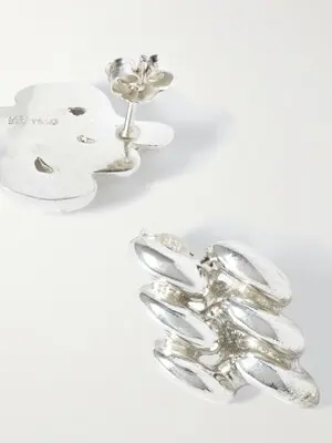 YSSO Mini Chain Link Sterling Earrings