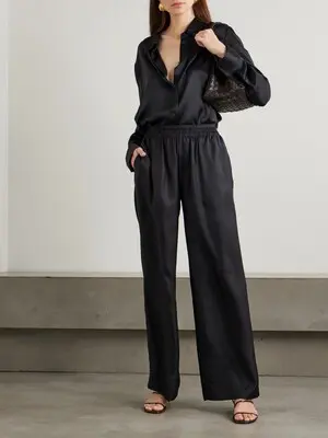 LISA YANG Silk-satin Shirt