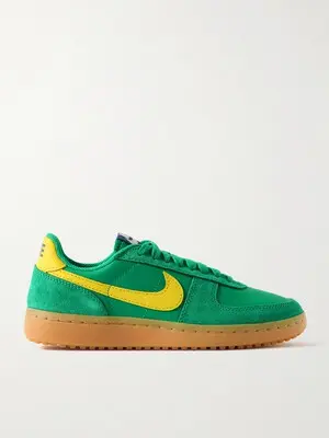 Nike Field General Leather And Suede Sneakers - Green