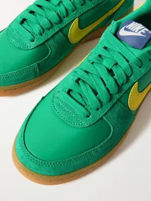 Nike Field General Leather And Suede Sneakers - Green