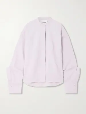 JIL SANDER Paneled Linen Shirt