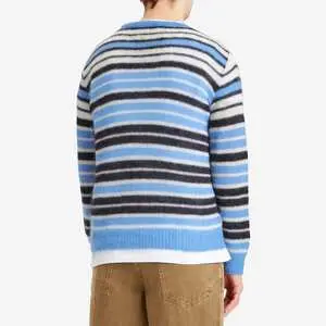 Marni Stripe Mohair Crew Knit