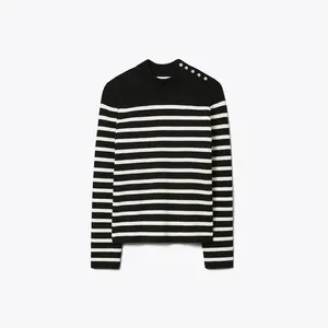 Tory Burch Striped Sweaters For Women