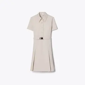 Tory Burch Half-sleeve Golf Dress - Stone