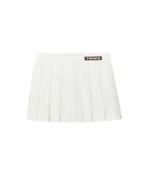 Tory Burch Terry Jacquard Mini Tennis Skirt - Snow White