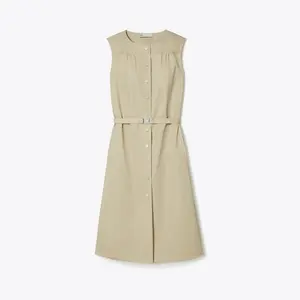 Tory Burch Cotton Poplin Dress - Tortora