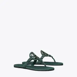 Tory Burch Miller Suede Sandal - Warm Teal
