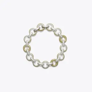 Tory Burch Pierced Link Necklace