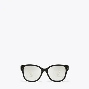 Tory Burch Tory Burch Miller Square Eyeglasses Black/ivory
